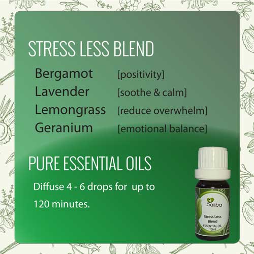 Essential Oil Blend Stress Less | Baliba