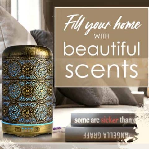 Diffuser For Essential Oils Bronze Metal | Moroccan Romance Diffuser