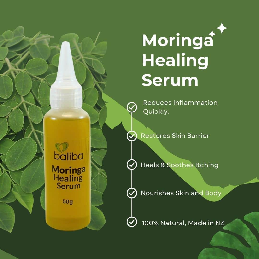 Moringa Healing Serum (for extremely inflamed skin) | Baliba NZ